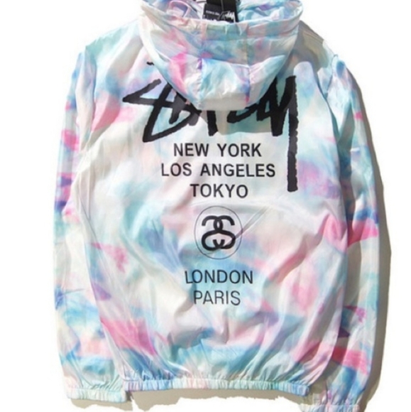 Stussy | Jackets & Coats | Stussy Rain Coat With Hood | Poshmark